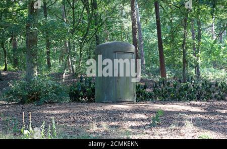 Small bunker from WW2, in a dutch forest Stock Photo - Alamy