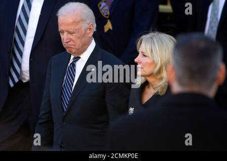 United States Vice President Joe Biden, right, shakes hands with Peter ...