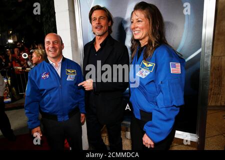 NASA Astronaut Tracy Caldwell Dyson and her husband George Dyson attend ...