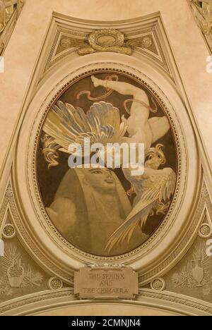 *Sphinx and Chimaera* by John Singer Sargent depicts the mythical ...