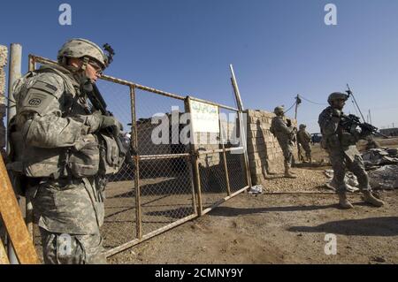 Joint Patrol in Mufrek Stock Photo - Alamy