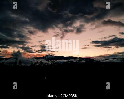 Sea splash under thunderhead cloudy sky Stock Photo - Alamy