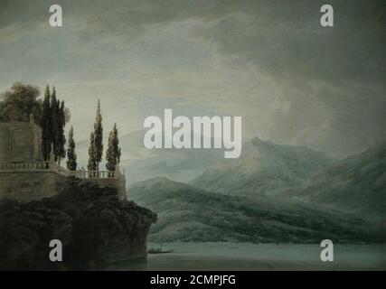 John Robert Cozens' 'Isola Bella' is a well-known landscape painting ...