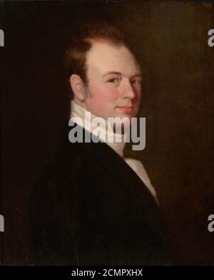John Goffe Rand. self portrait. c. 1836 Stock Photo - Alamy