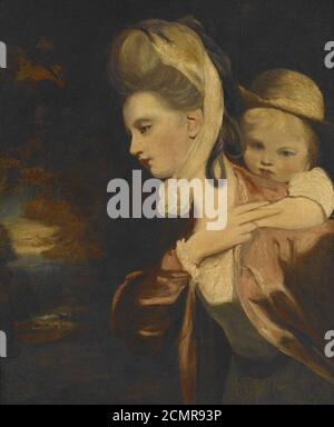 Pick-a-Back (Mrs. Payne Gallaway and Child) (copy of) by Joshua ...