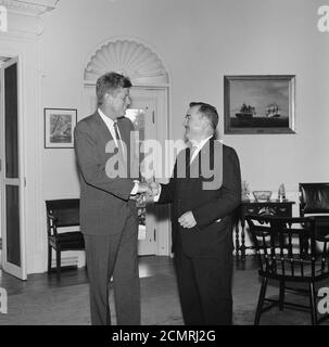 John F. Kennedy and Clement J. Zablocki Stock Photo - Alamy