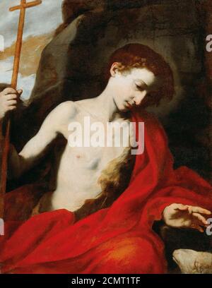José de Ribera / 'Saint John the Baptist in the Wilderness', 1641 ...