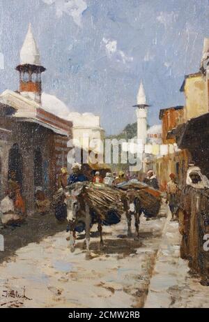 John Gleich An Arab street Stock Photo - Alamy