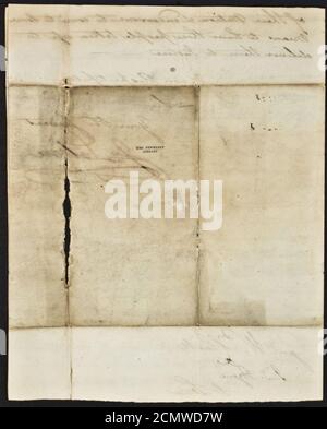 John Latimer letter to William Clark, 1811 Stock Photo - Alamy