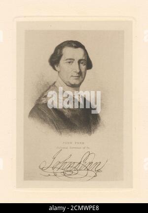 John Penn, Colonial Governer of Pa (NYPL Hades-268553-EM2997 Stock ...