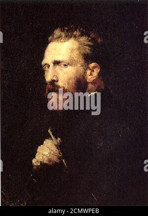 Vincent van Gogh 1886 by John Peter Russell Stock Photo - Alamy