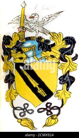 Shakespeare coat of arms Stock Photo - Alamy
