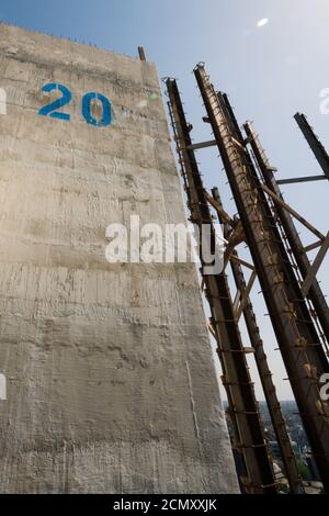 slip form core construction Stock Photo - Alamy