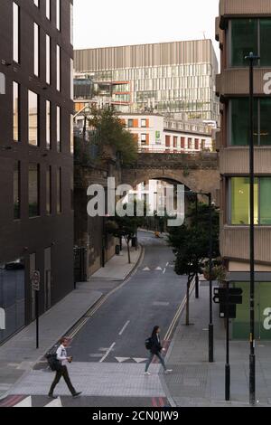 Great Suffolk Street and railway, Bankside, Southwark, London, England ...