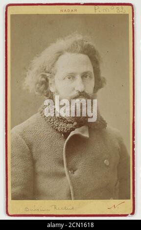 Onésime Reclus, par Nadar, original, btv1b53091625p Stock Photo - Alamy
