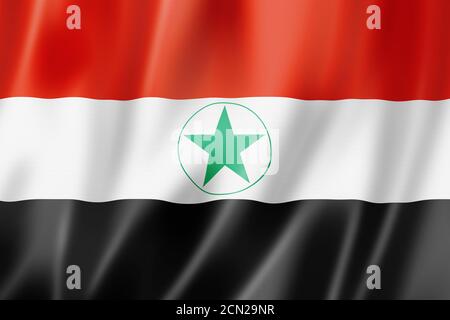 Ahwazi Arabs ethnic flag, Iran Stock Photo - Alamy