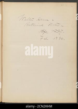 Journal,1895-1896 (bulk), 1895-1927 (inclusive Stock Photo - Alamy