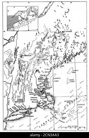 JTA New England Map Stock Photo - Alamy