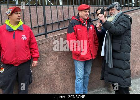 Curtis Sliwa, founder of the Guardian Angels, and Nancy Regula Stock ...