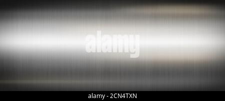 Silver brushed metal. Banner background texture wallpaper Stock Photo ...