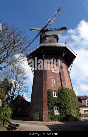 Windmill Worms Eye View Stock Photo - Alamy