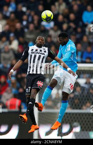 Karl Toko Ekambi and Zambo Anguissa of Villarreal celebrates a goal ...