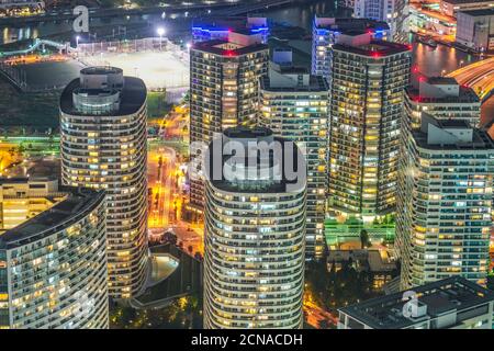 Night view seen from the Yokohama Landmark Tower Stock Photo - Alamy