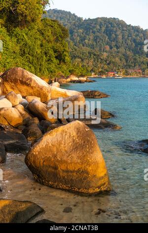 Hike on Tioman from ABC Beach to Monkey Beach through the rainforest ...