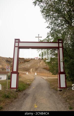 The Stations of the Cross in the Village of Lebret, Saskatchewan ...