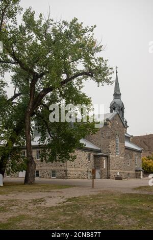 Sacred Heart Church in Lebret, Saskatchewan, Canada Stock Photo - Alamy