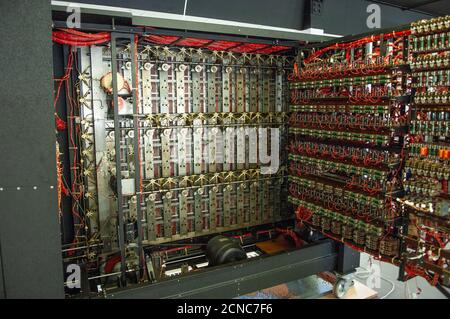 Early computers at the wartime decoding centre at Bletchley Park ...