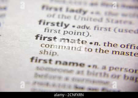 Word or phrase Mate in a dictionary Stock Photo - Alamy