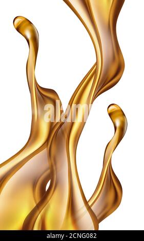Oil Drop Petroleum Engine Lubricant Liquid Vector. Dripping Synthetic ...