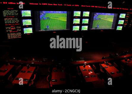 The ESPN Zone restaurant in Times Square in New York Stock Photo - Alamy