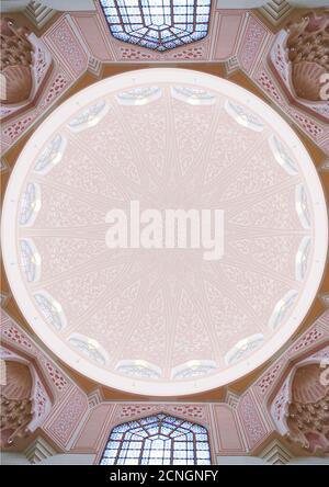 Domed Interior Border Design Stock Photo - Alamy