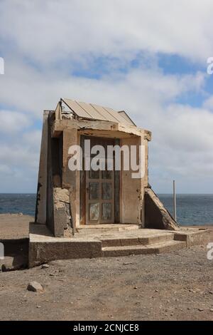 Lighthouse in Fuerteventura . Spain lighthouse. The old lighthouse ...