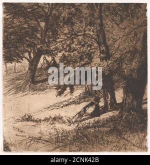 Sub Tegmine, 1859. Francis Seymour Haden (British, 1818-1910). Etching ...