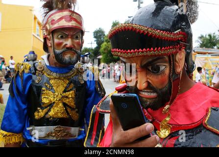 Moriones mask at the annual Easter Moriones festival in the Philippines ...