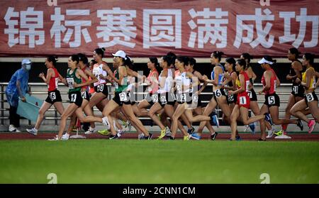 Shaoxing, China's Zhejiang Province. 18th Sep, 2020. Yang Lei of Team ...