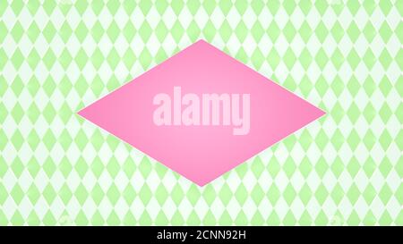 Diamond shaped invitation design. 3D illustration, 3D rendering Stock ...