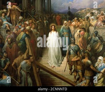 Gustave Doré, painting, Christ leaving the Praetorium, 1867-1872 Stock ...