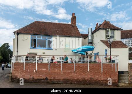 The Anchor Bleu Public house at Bosham West Sussex UK Stock Photo - Alamy