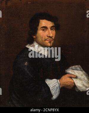 Portrait of the composer Girolamo Frescobaldi (1583-1643), 1634. Artist ...