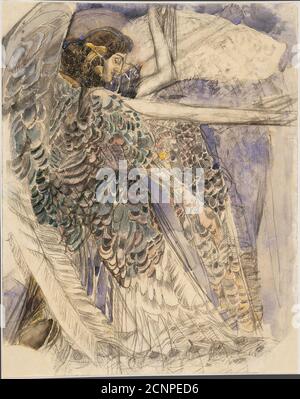 Vrubel Mikhail - Six Winged Seraph (After Pushkin's Poem Prophet ...