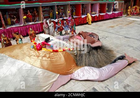 Baby Krishna in Hindu Temple Stock Photo - Alamy