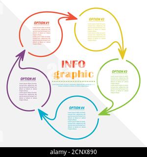Chart for infographics. Visual description of the process, development ...