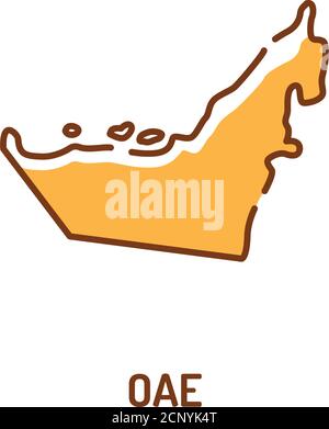 United Arab Emirates language. Abstract human tongue. Vector ...