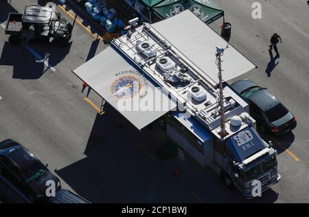 FBI Mobile Command Center vehicle at FBI Field Office - Washington, DC ...