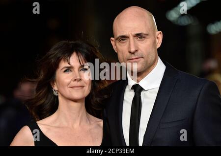 Mark Strong and his wife Liza Marshall The 68th Venice Film Festival ...