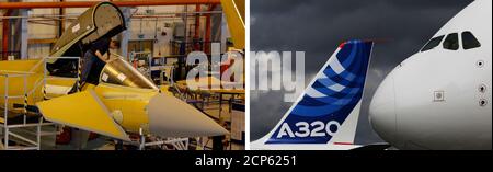 Farnborough BAE Systems Eurofighter Typhoon full weapons load re-heat ...